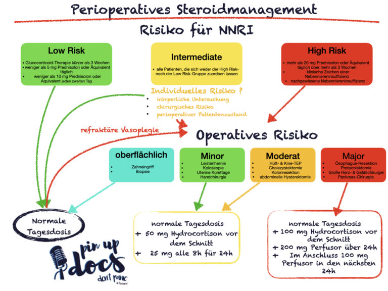 Basics - Perioperatives Steroidmanagement - pin-up-docs - don't panic